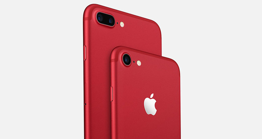 Apple lança iPhone 7 vermelho em parceria com ONG