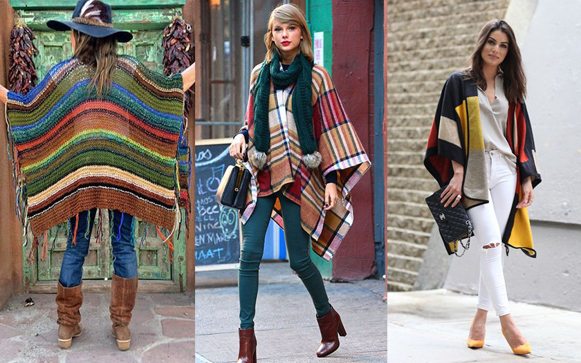 Poncho é tendência neste inverno: veja 5 maneiras de usar a peça