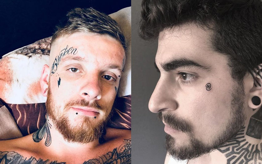 30 fotos inspiradoras de tatuagens no rosto