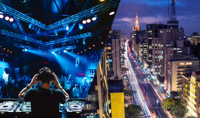 Baladas próximas ao metrô e trem de São Paulo