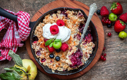 10 receitas de crumble para fazer em casa e se deliciar