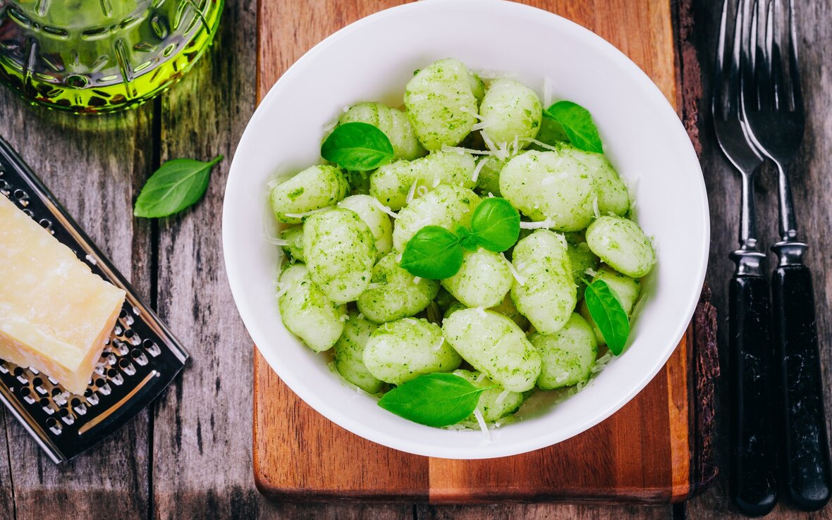 Nhoque verde, mais conhecido como 'nhoque do poder', é fácil de fazer ...