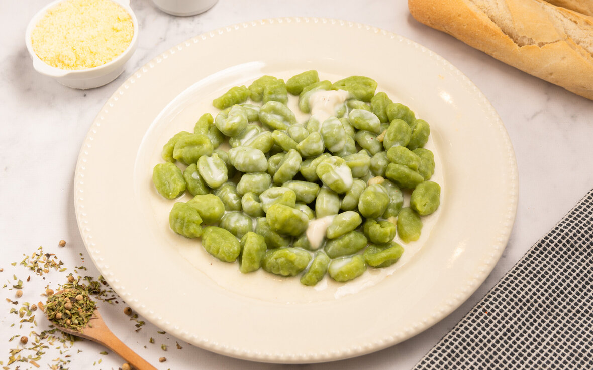 Nhoque verde, mais conhecido como 'nhoque do poder', é fácil de fazer ...