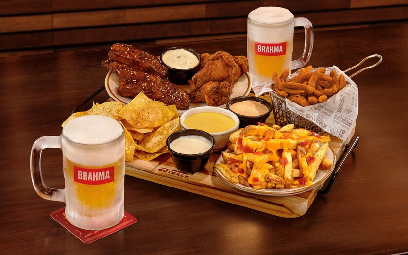 Outback e Brahma entram na torcida e lançam refil de chopp e aperitivos ...