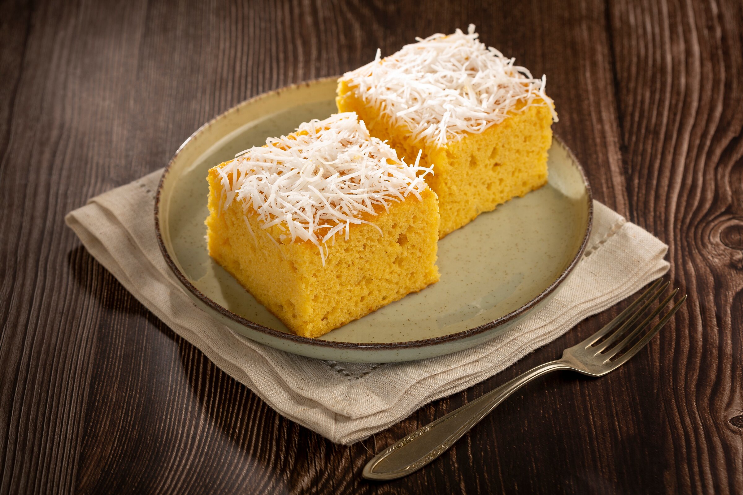 Receita: bolo de batata-doce com coco