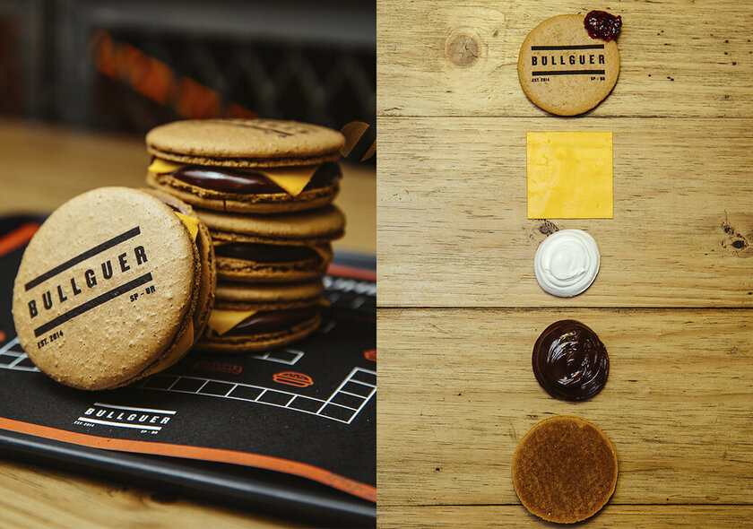 Macaron inspirado em hambúrguer é novidade do Bullguer; saiba mais!