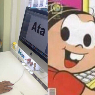 Mônica Souza compartilha versão real do meme "ata"