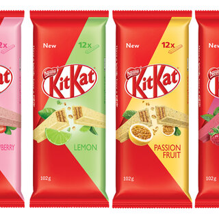 KitKat ganha versão tablete nos sabores morango, limão, maracujá e ...