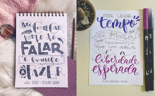 5 dicas de como começar a fazer lettering