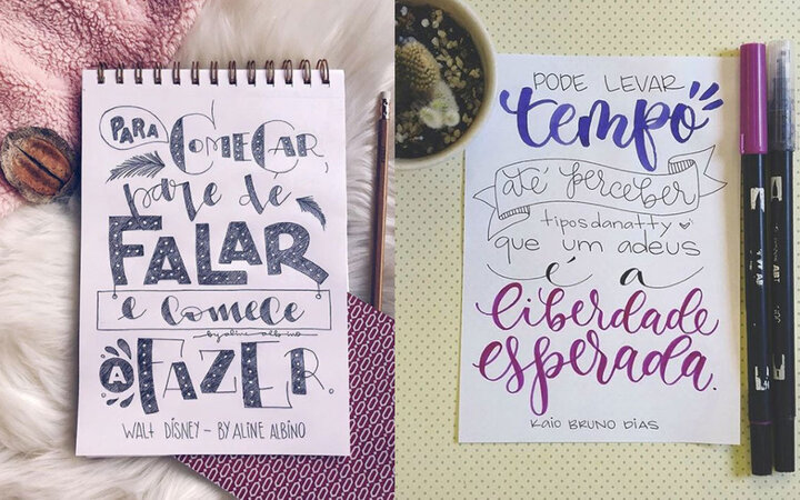 5 dicas de como começar a fazer lettering