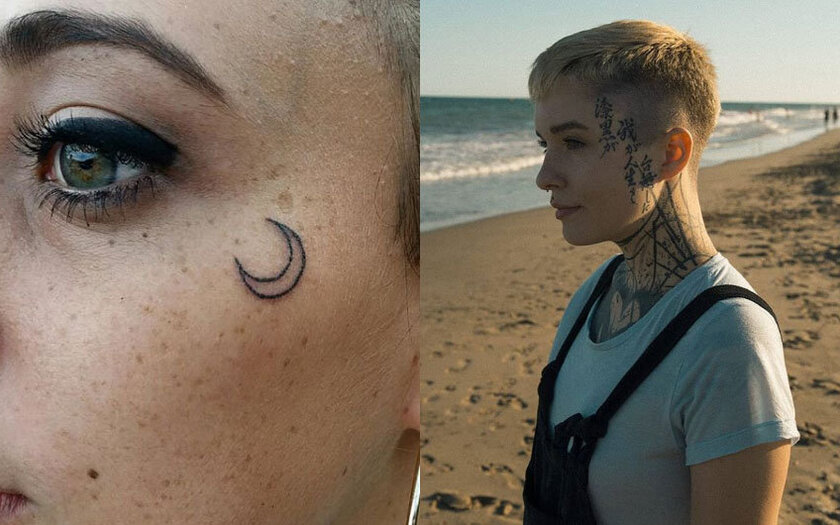 30 fotos inspiradoras de tatuagens no rosto