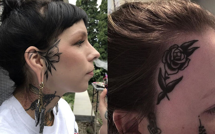 30 fotos inspiradoras de tatuagens no rosto