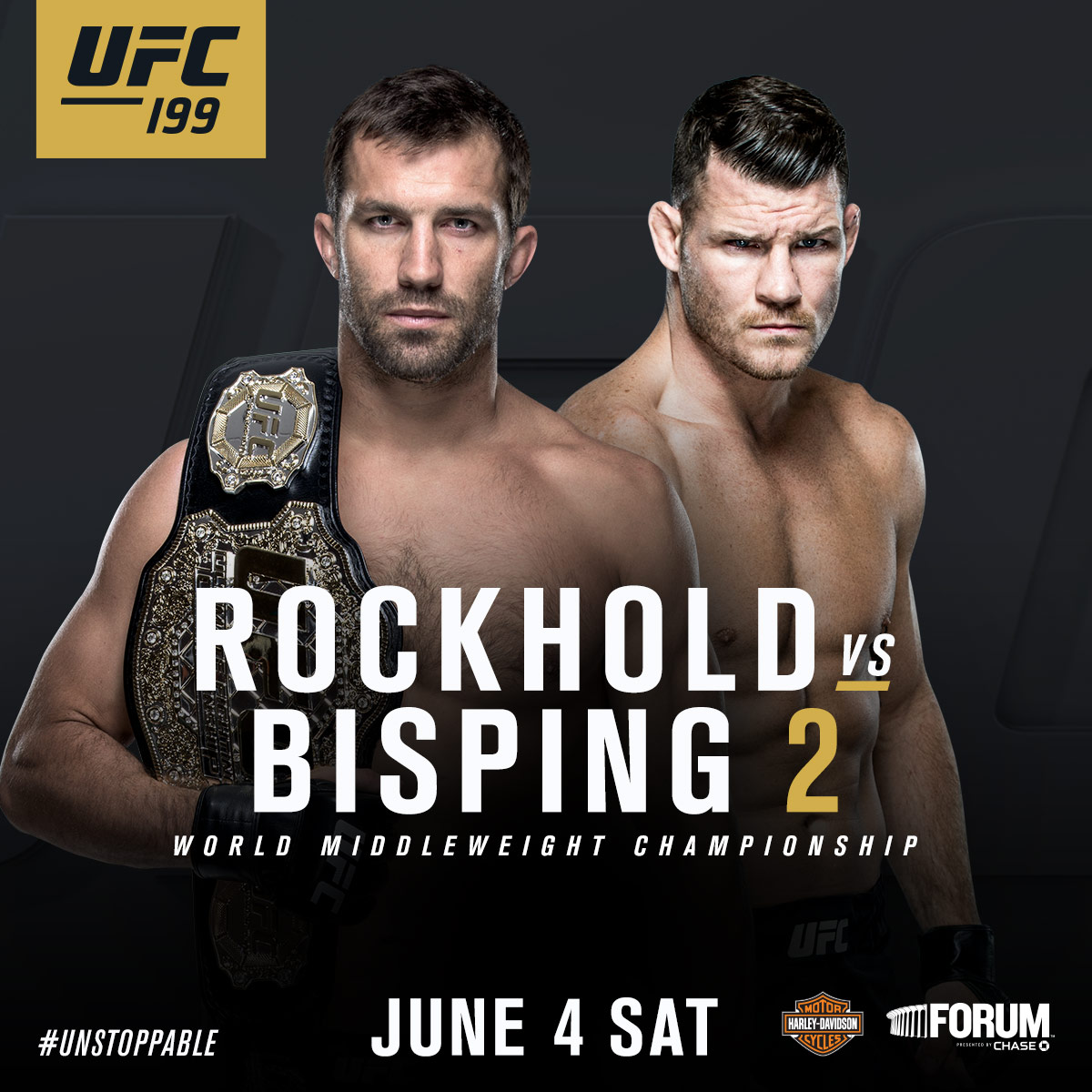 UFC 199: Rockhold x Bisping - sábado 04-06-2016 - Guia da Semana